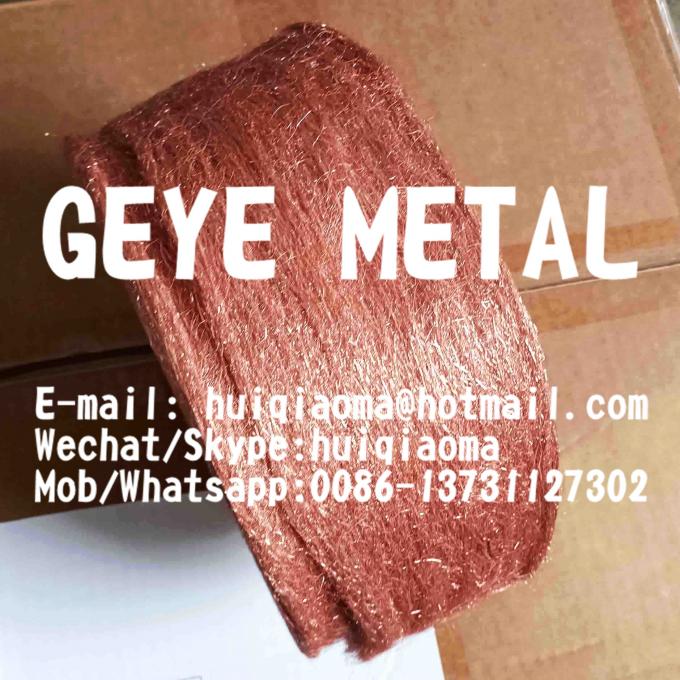 Red Copper Fiber Felt, EMI/RFI Shielding Copper Wools, Copper Wire Wool ...