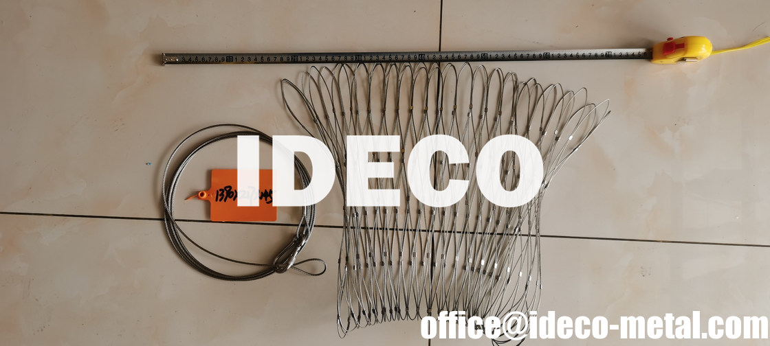 SS316 IDECO Safety Nets, Anti Corrosion, Secondary Retention Wire Cable ...