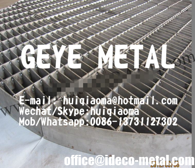 Tower Internal Support Plate, Packing Support & Hold Down Metal Grid ...