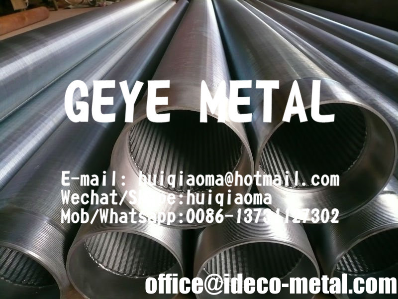 Johnson Screen Slotted Pipes & Tubes for Water Wells, Durable Wedge ...