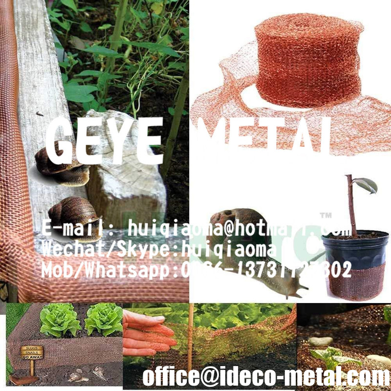 Stuf-Fit Copper Mesh Knitted for Birds Control, Insect Pest Slugs ...