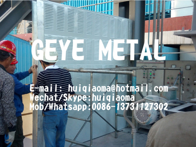 Highly Absorptive Sound Barrier, Noise Barrier Wall Perforated Metal ...