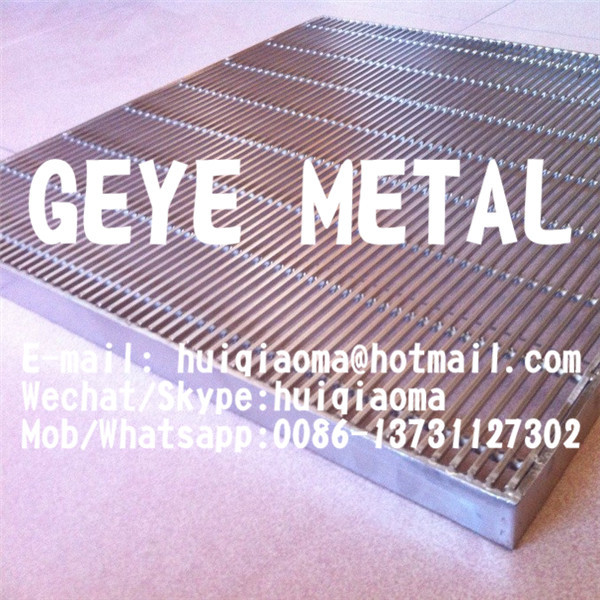 Stainless Steel High Heel Guard Wedge Wire Gratings, Welded Linear ...