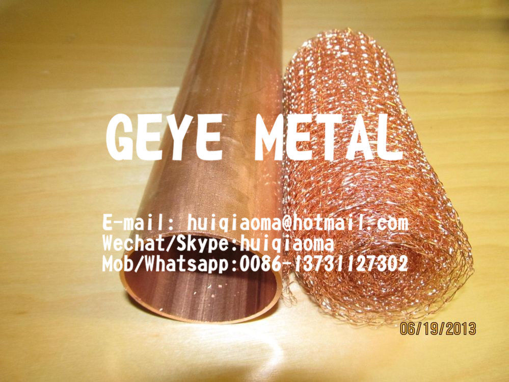 Pure Copper Mesh Packing Rolls for Distilling Column, Distiller Tower ...