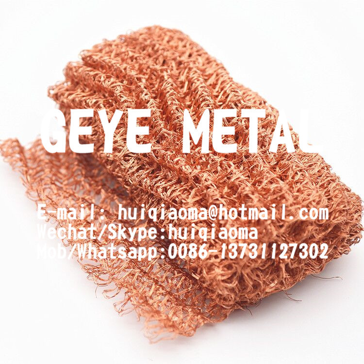 Multi-Strand Knitted Copper Wire Mesh Crimped for Distiller Column ...