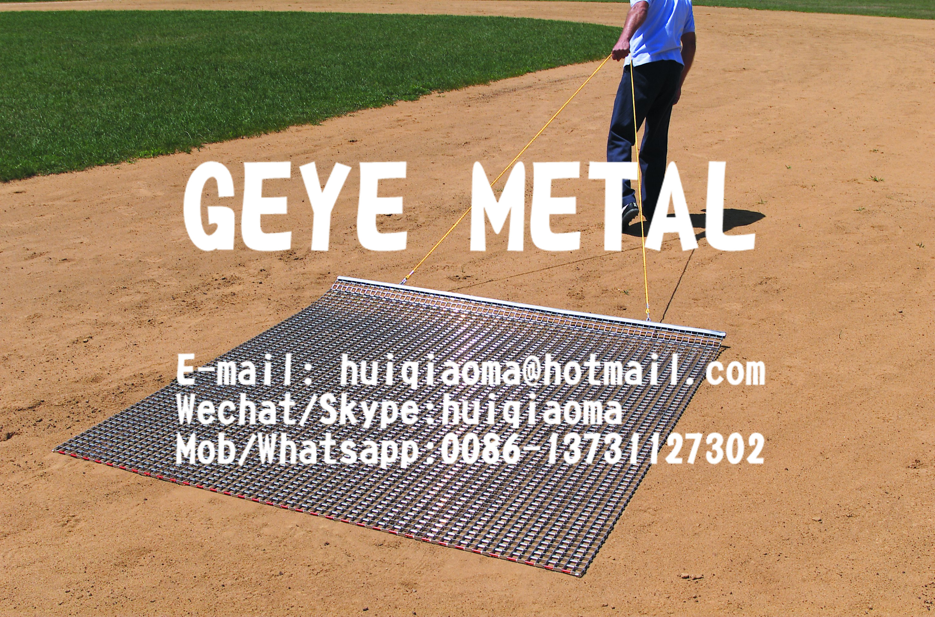 Hot-dipped Galvanized Steel Drag Mats for Tennis Court/ Baseball/Soccer ...