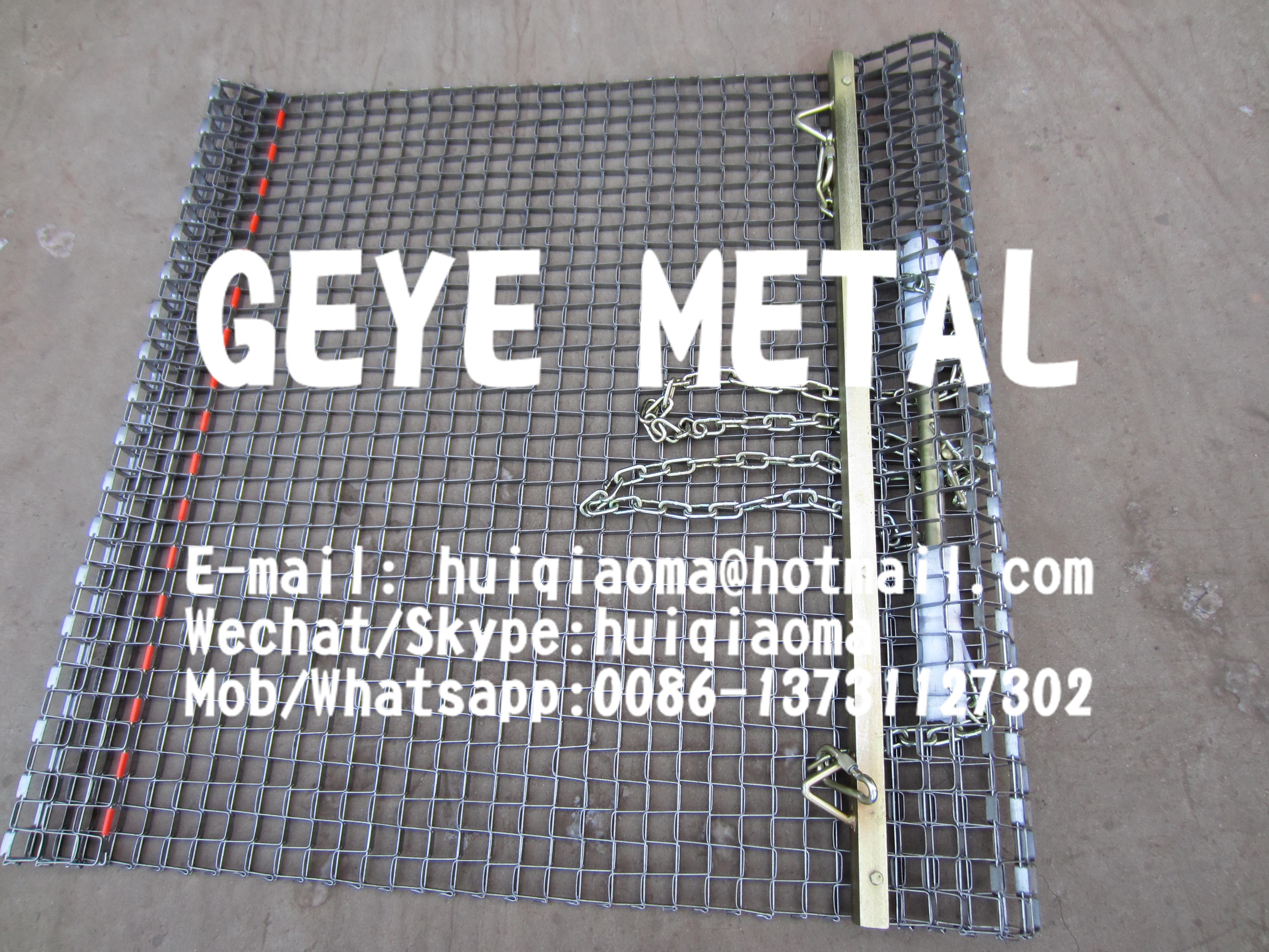 Metal Hand Pull Drag Mats, All Steel Drag Mats for Fairways & Greens ...